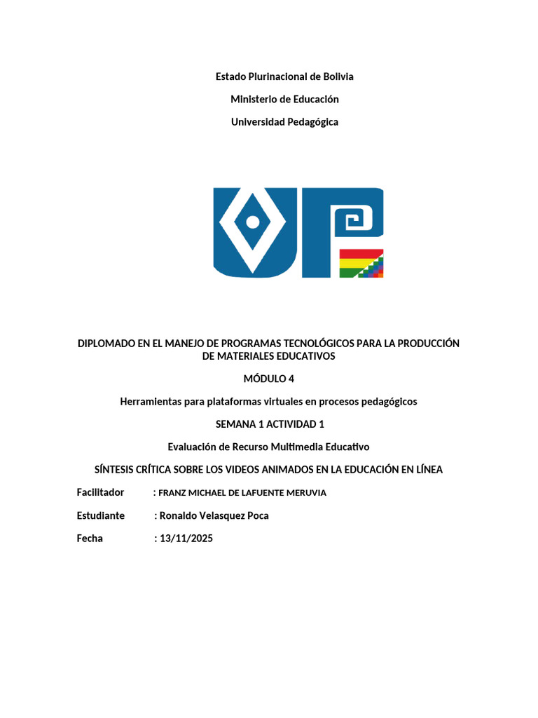 Mod 4 Semana 3 Actividad 1 | PDF