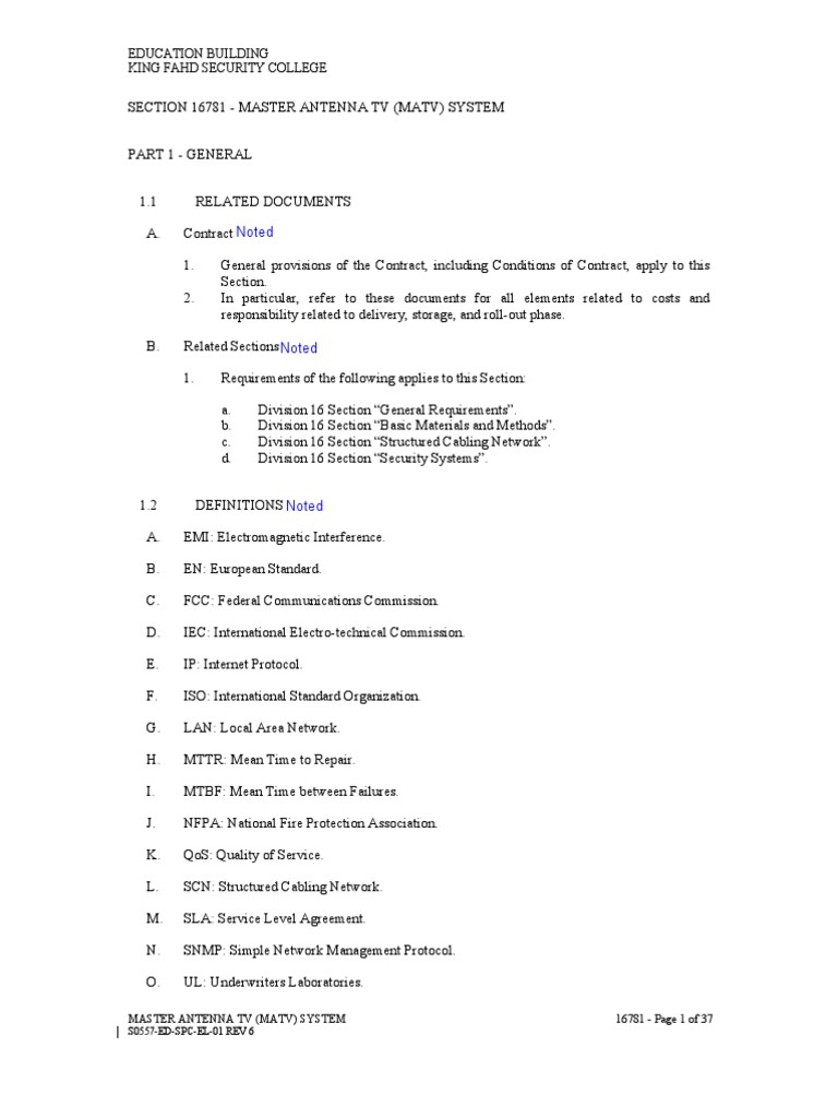 MATV Division 16781 | PDF | Set Top Box | Satellite Television