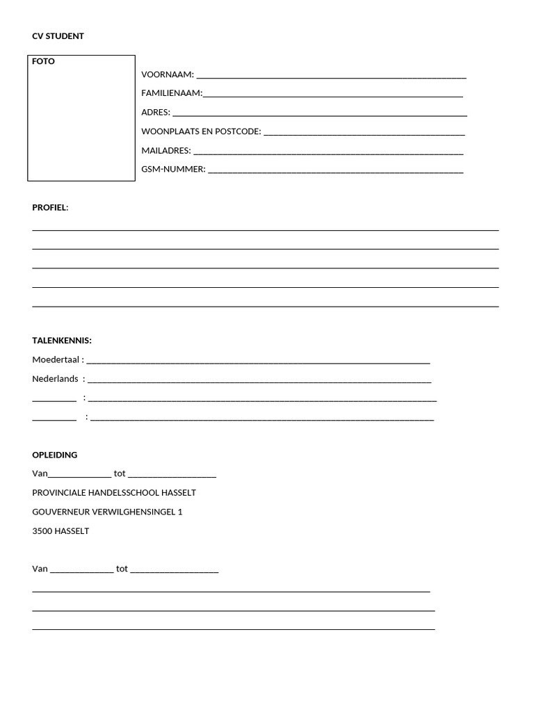 Invul CV | PDF