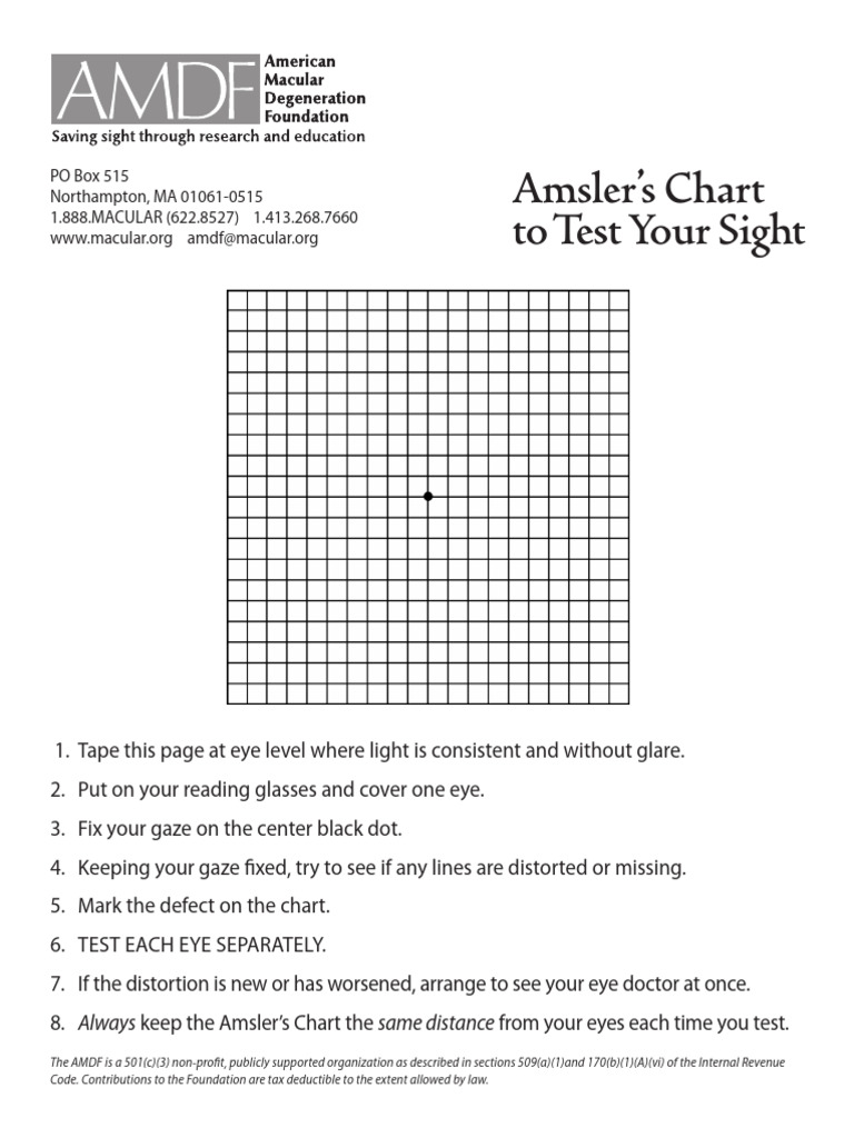Amsler Chart | PDF
