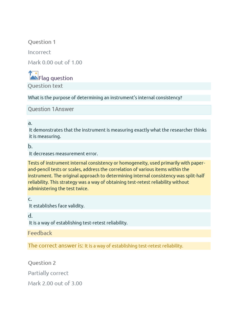 REM TEST 2 | PDF | Statistics | Type I And Type Ii Errors