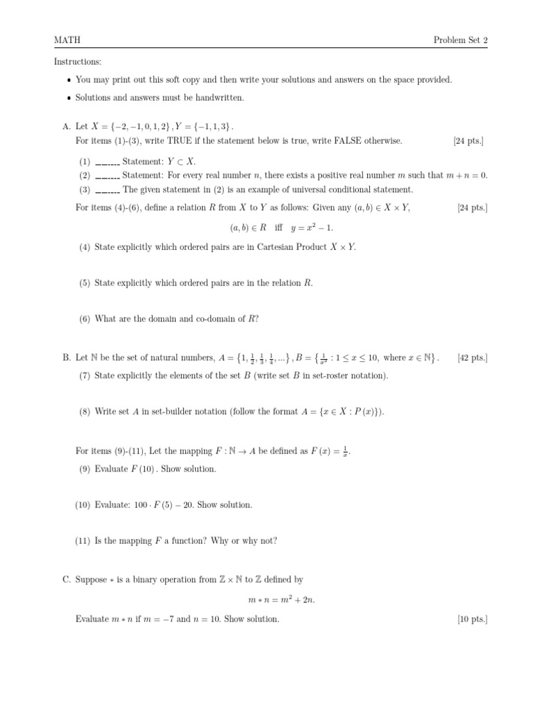 Problem Set 2 (Module 2) - 2096409 | PDF