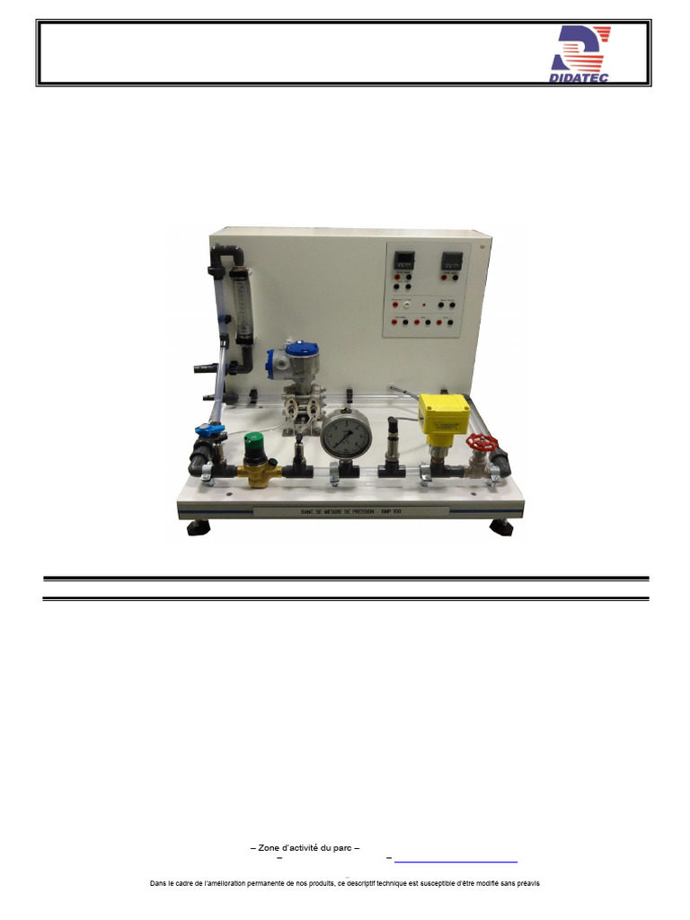 Pressure Measurement Method Study Unit: Experimental Capabilities | PDF ...