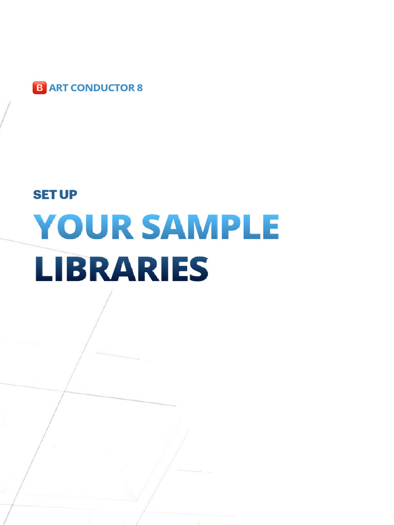 Art Conductor 8 Setup Your Libraries | PDF | Directory (Computing ...