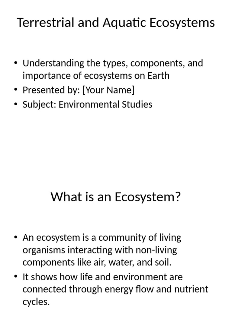 Terrestrial_and_Aquatic_Ecosystems | PDF