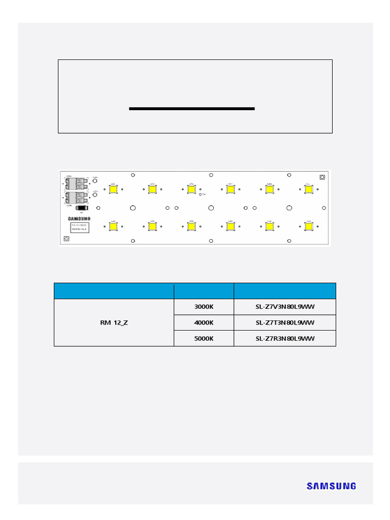 MU11422_Data_Sheet_LATAM_RM12_Z_502C_Ver_4.0 | PDF | Samsung Electronics | Light Emitting Diode