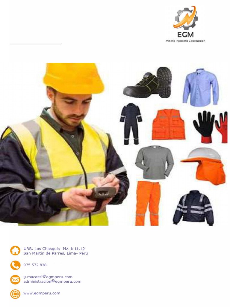 Catálogo de EPP Industrial en Perú | PDF | Pantalones | Camisa