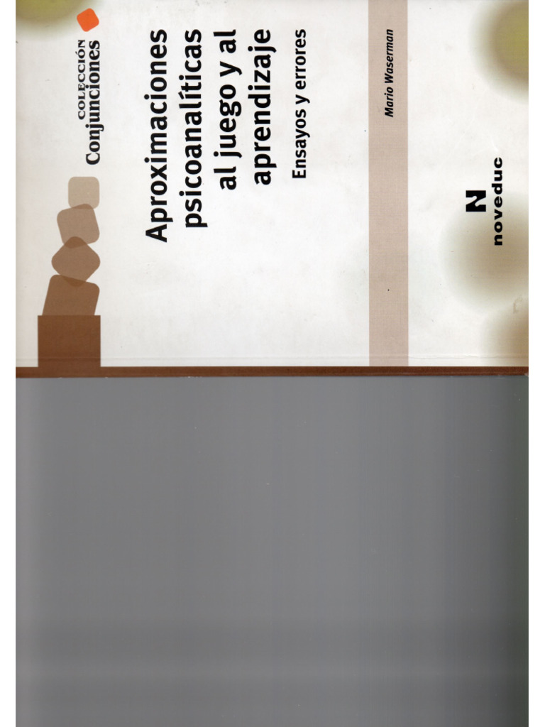 Waserman, Mario Ser Niño Hoy (1) | PDF