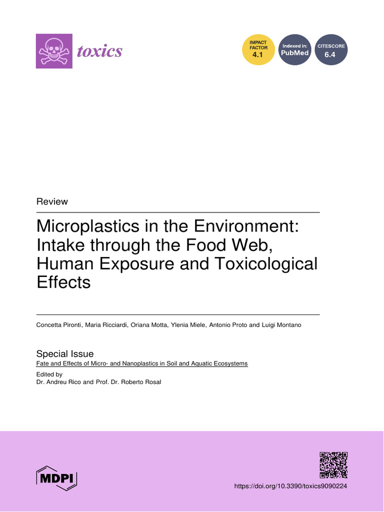 Microplastics: Human Exposure & Effects | PDF | Drink | Plastic