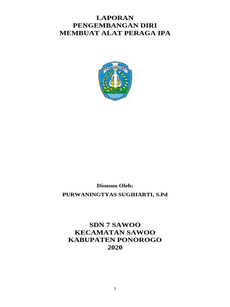 Laporan Alat Peraga Ipa Pernapasan | PDF