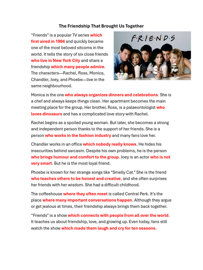 The Impact of Friends TV Show | PDF | Friends
