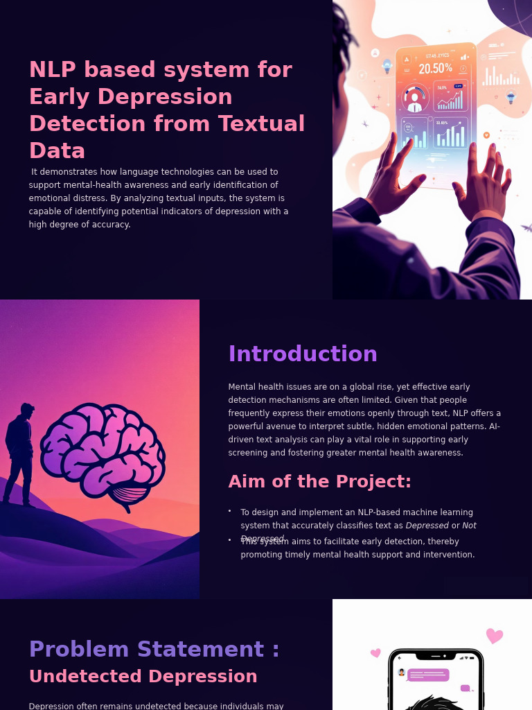 NLP Based System for Early Depression Detection From Textual Data | PDF ...