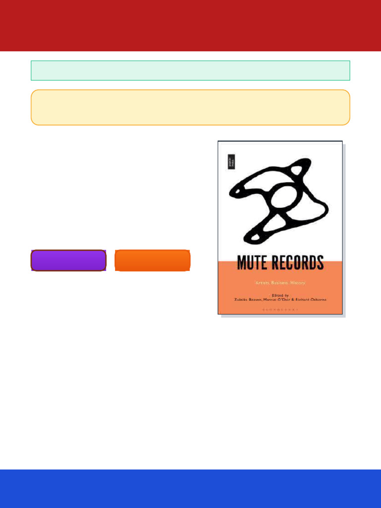 Mute Records: The Historical and Artistic Contexts of Britain's Key ...