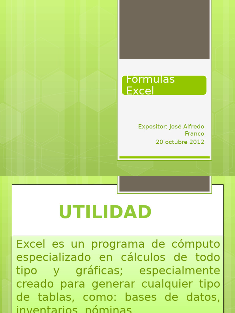 Conceptos Básicos Excel | PDF | Hoja de cálculo | Microsoft Excel