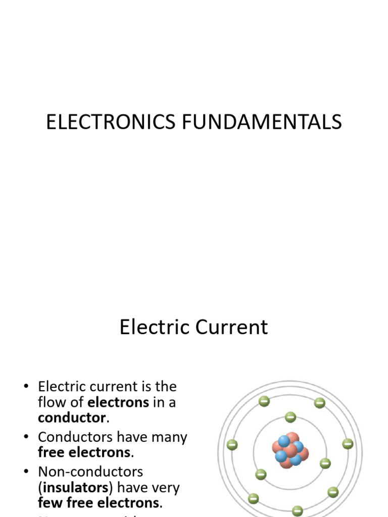 1 Electronics Fundamentals English | PDF