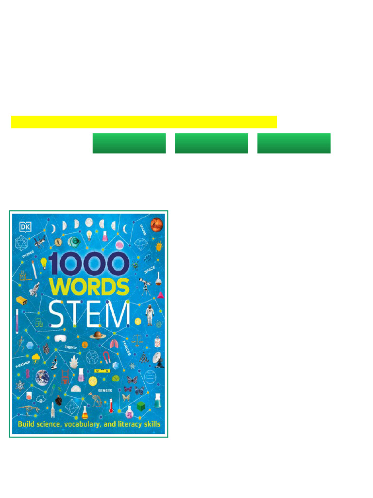 (Ebook) 1000 Words: STEM - Build Science, Vocabulary and Literacy ...