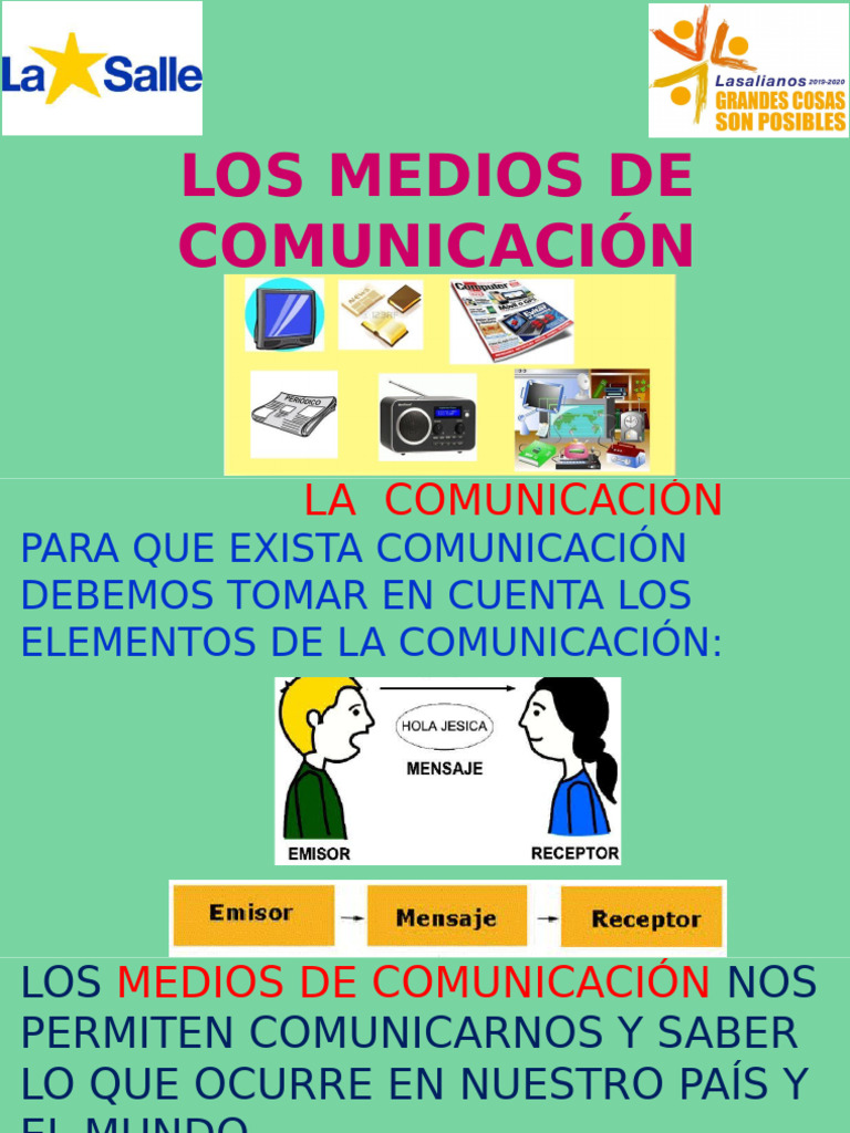 Medios de Comunicación: Tipos y Usos | PDF