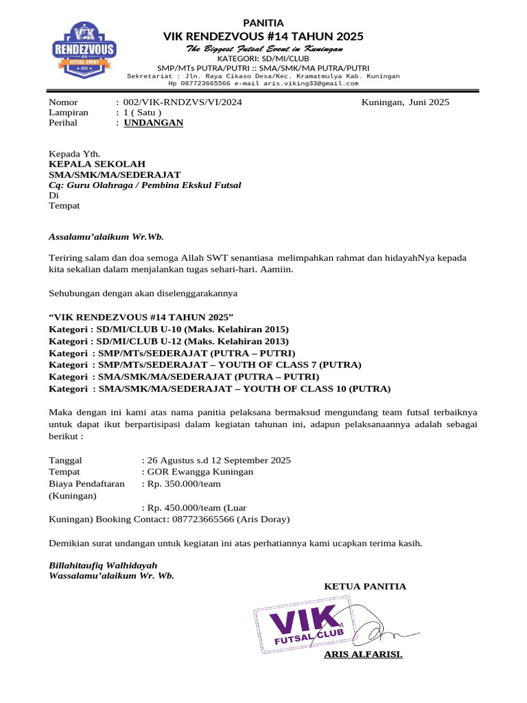 Formulir Pendaftaran Peserta - Sma | PDF