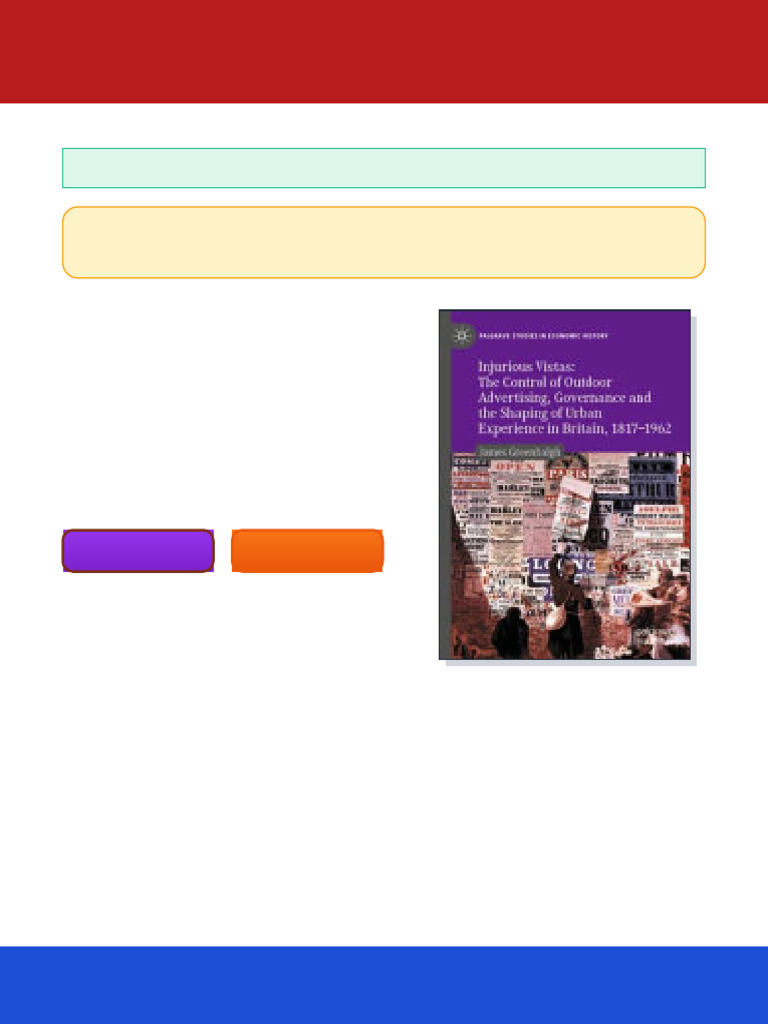 Injurious Vistas: The Control of Outdoor Advertising, Governance and ...
