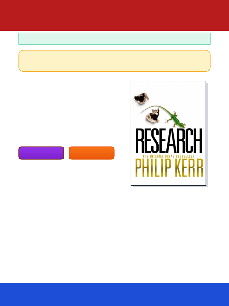 Research First Edition Philip Kerr Ebook Browser-Version | PDF