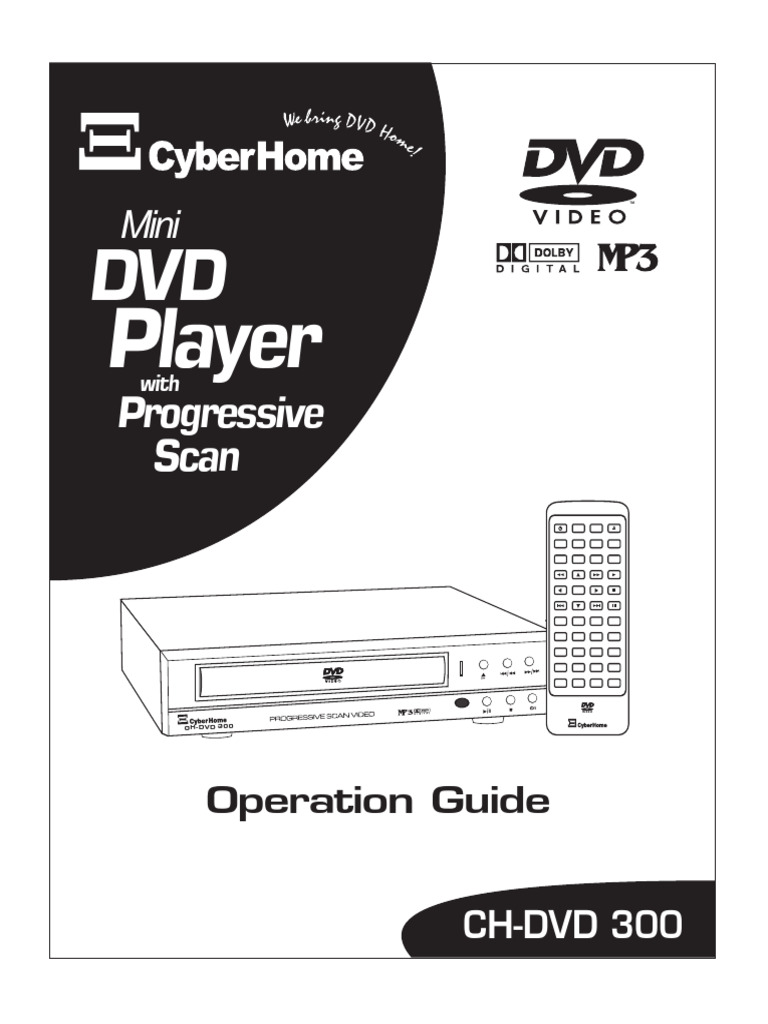 CH-DVD 300 Player Operation Guide | PDF | Video | Cable Television