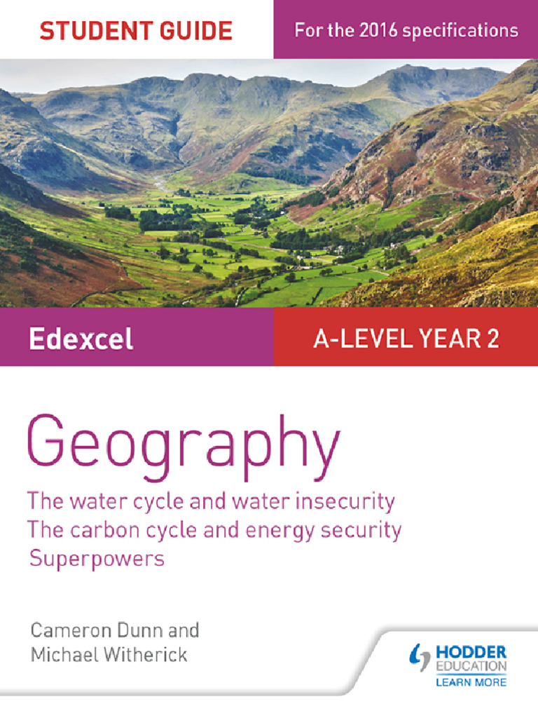 Edexcel a-Level Year 2 Geography Student Guide 3_ the Water -- Cameron ...