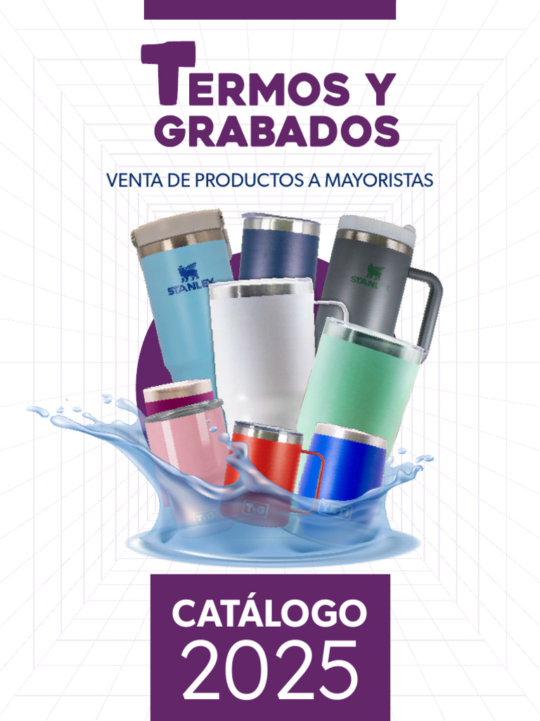 Catálogo Mayorista de Termos y Vasos 2025 | PDF | Azul | Factura