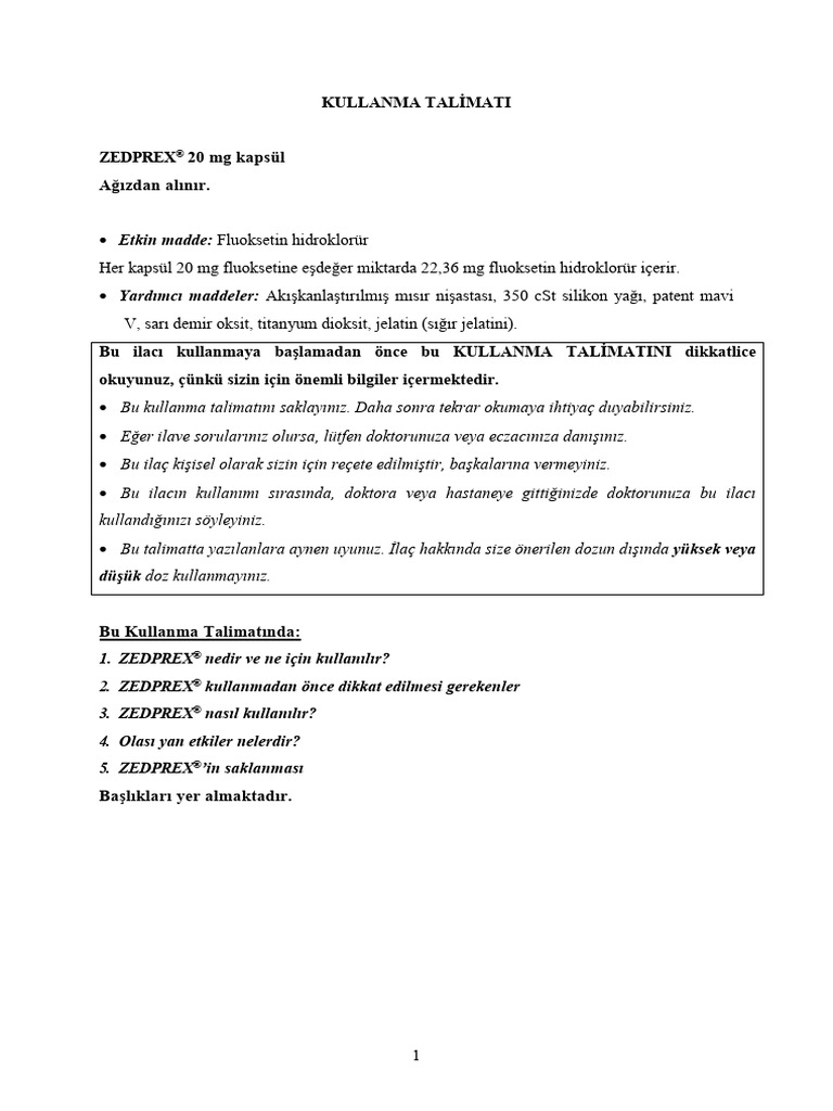 Zedprex 20 MG Kapsul KT | PDF