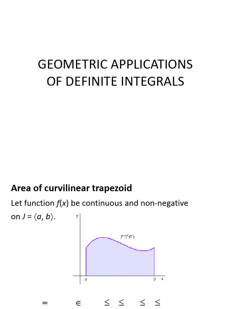 P20 Integral Applic G | PDF | Area | Coordinate System
