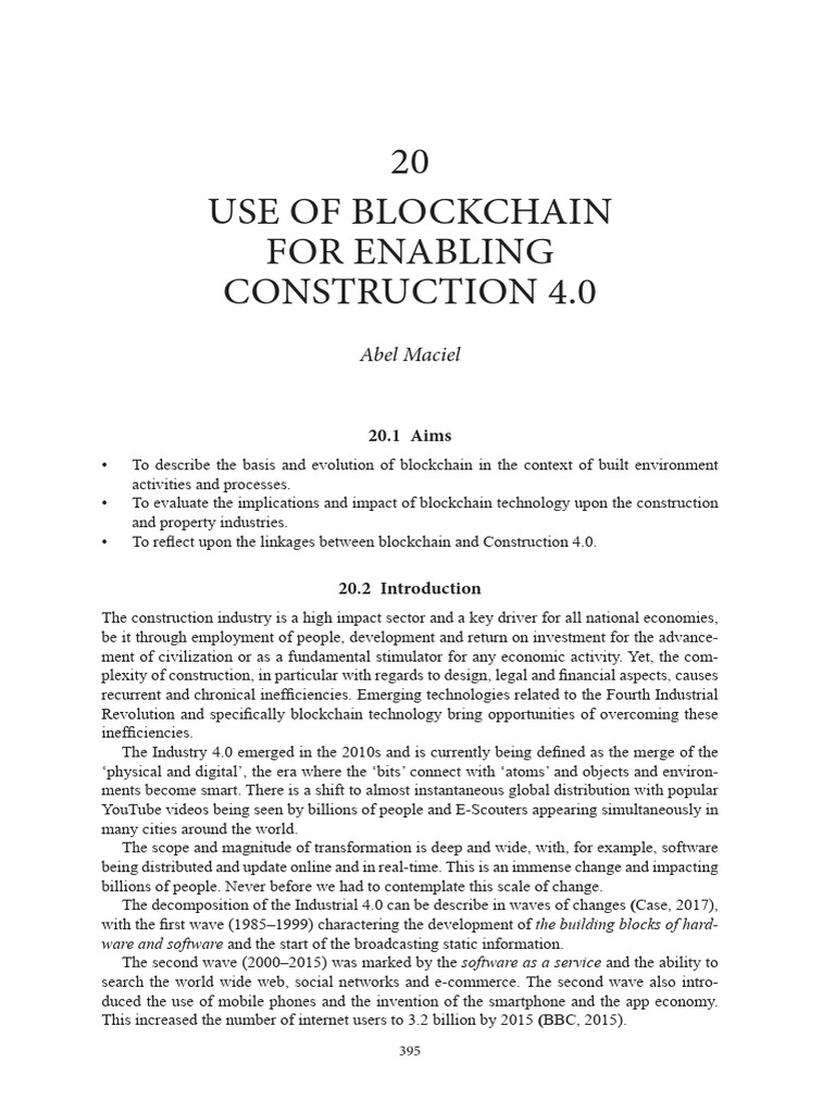 Use of Blockchain For Enabling Construction 4.0!25!11!09!19 - 58 - 11 ...