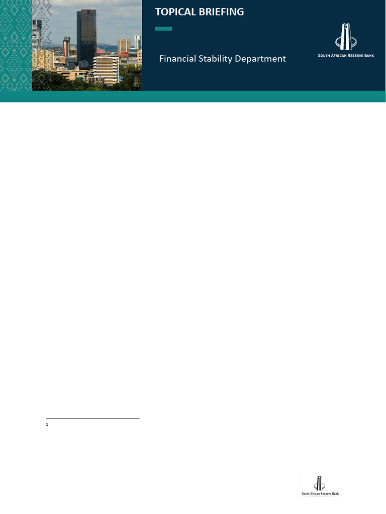 Constructing A Financial Conditions Index For SA | PDF | Principal ...