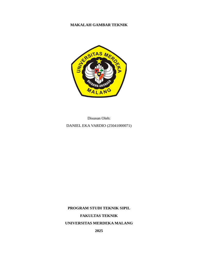 MAKALAH GAMBAR TEKNIK | PDF