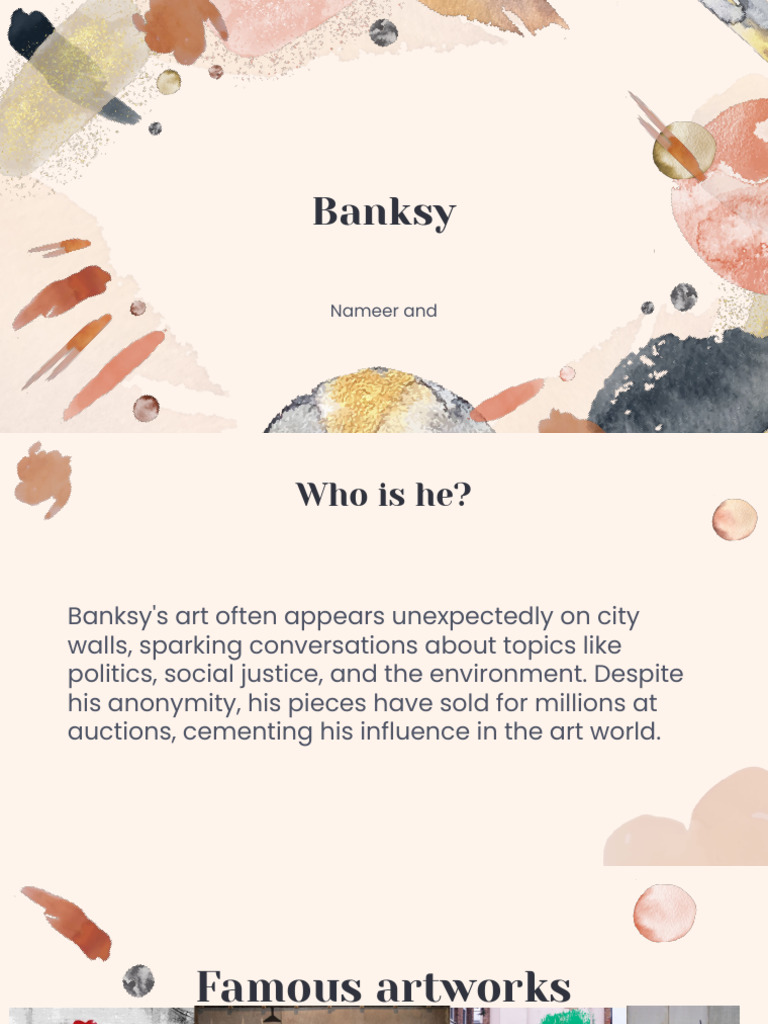Banksy: Anonymity and Global Impact | PDF