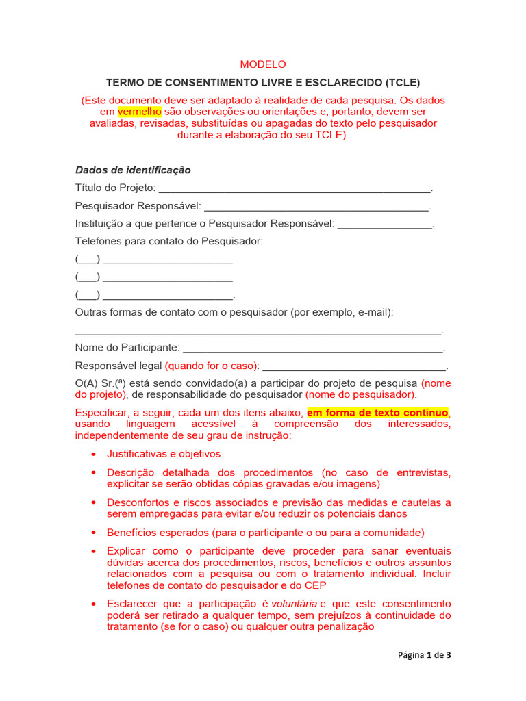 MODELO TCLE Atualizado WhasappdoCEP e Novo Telefone Fixo 02102023 | PDF ...