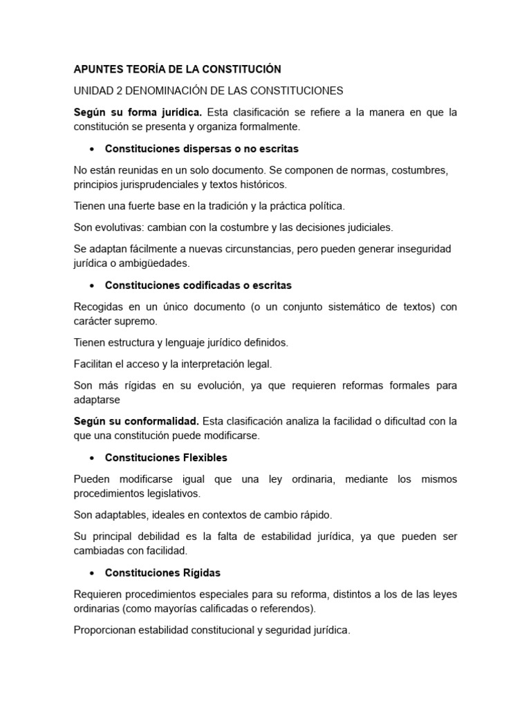 Apuntes Constitución | PDF | Constitución | México
