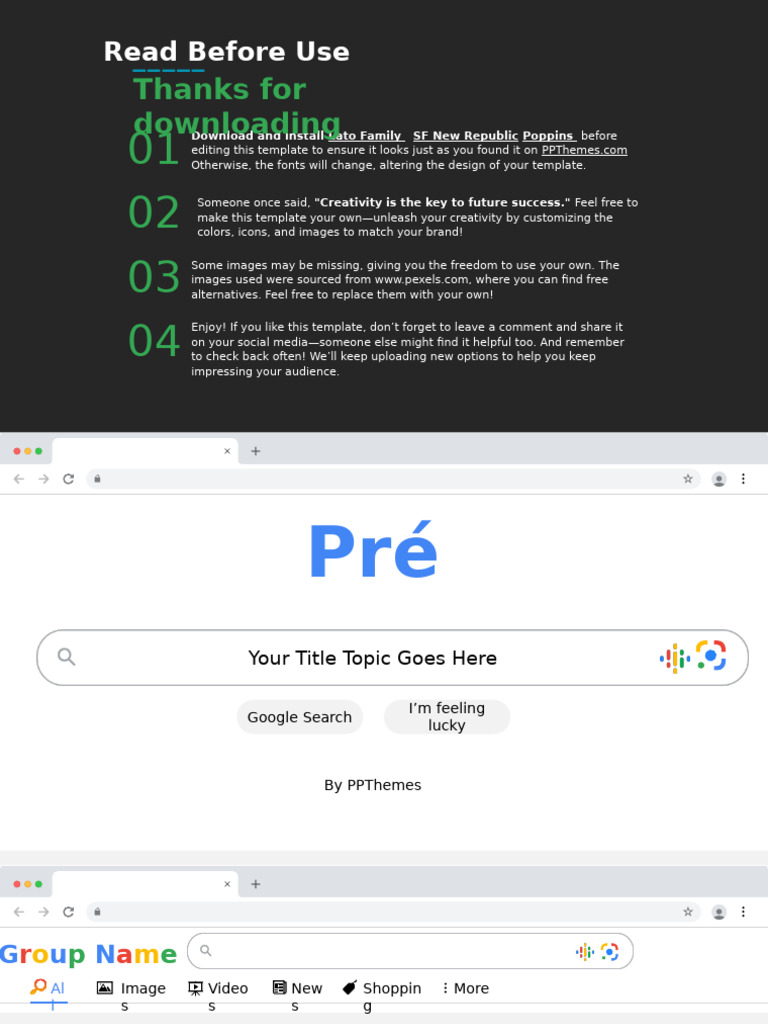 Google Chrome Powerpoint Template | PDF