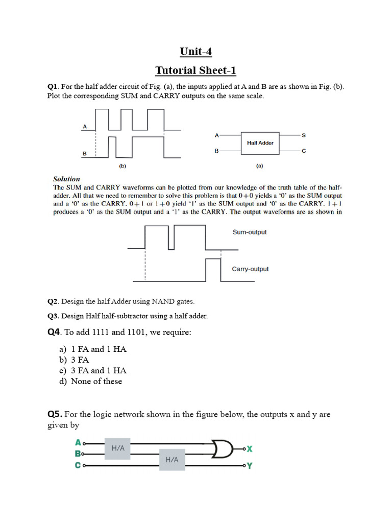 Unit4 Tutorial1 | PDF