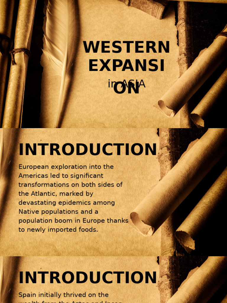 Western Expansion in Asia | PDF | Spanish Colonization Of The Americas ...