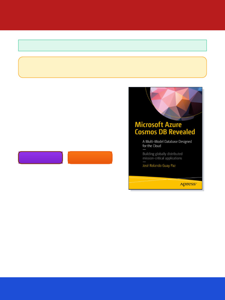 Microsoft Azure Cosmos DB Revealed: A Multi-Modal Database Designed For ...