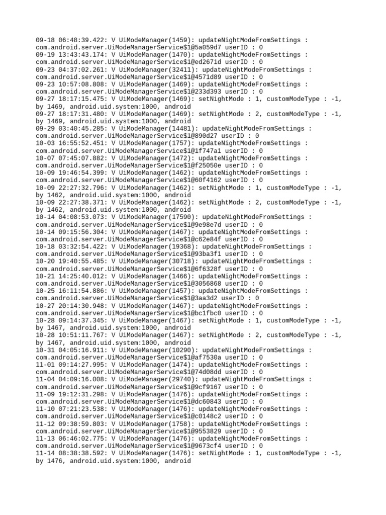 Dark Mode Log1 | PDF