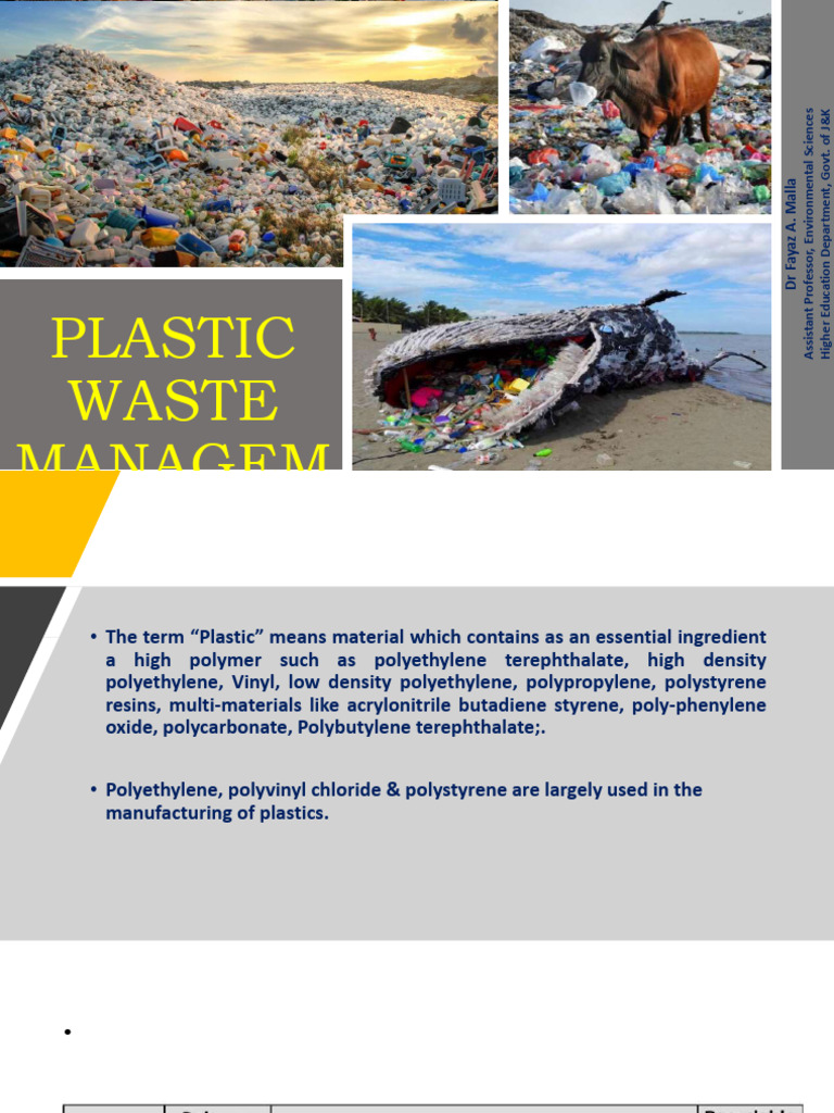 Plastic Waste Management | PDF | Plastic | Recycling