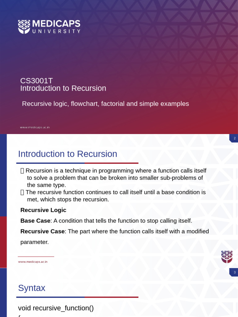 Introduction To Recursion | PDF | Mathematics | Theoretical Computer Science