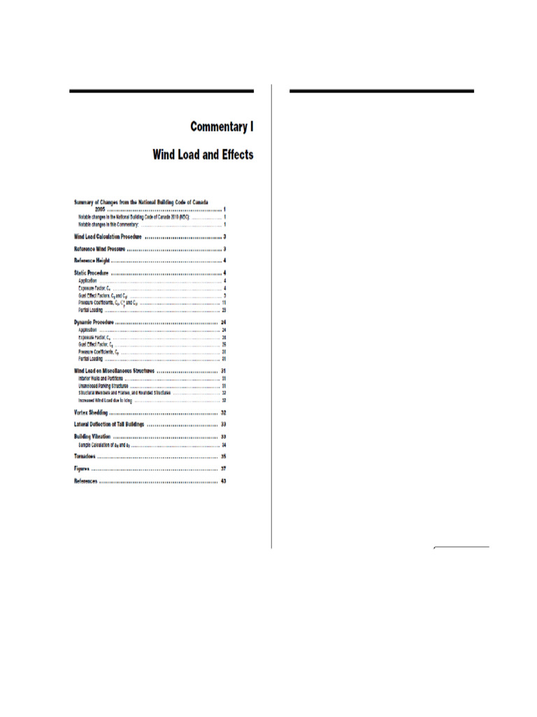 Wind Commentary I - Static Procedure - NBC 2010 | PDF