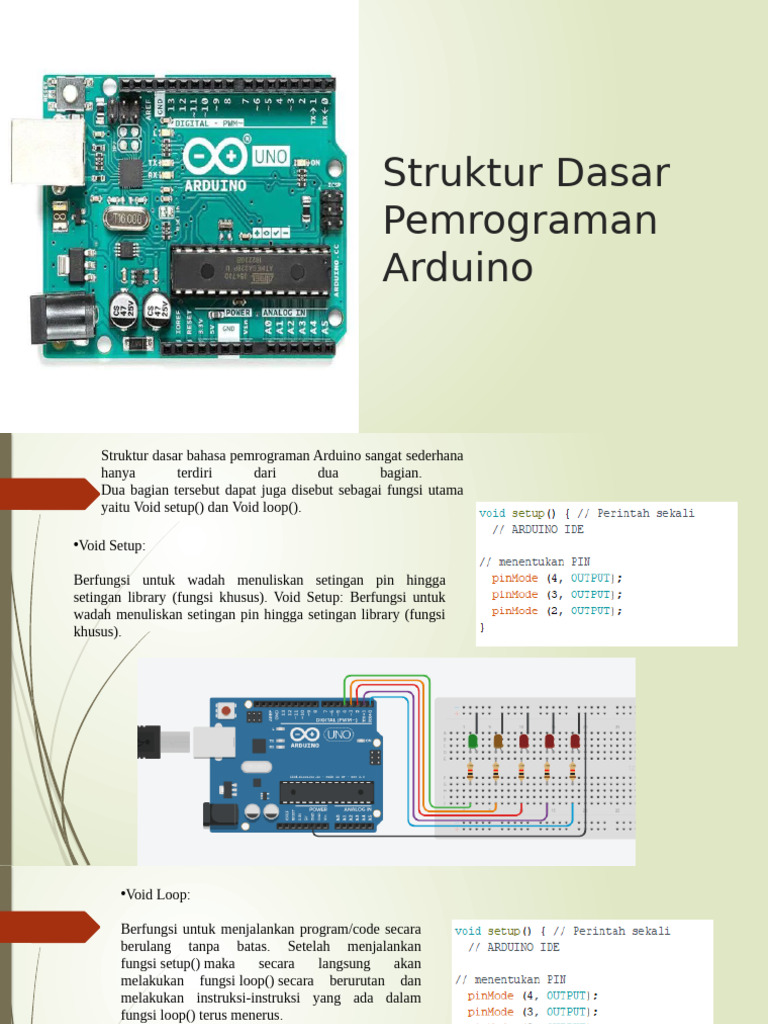 Struktur Dasar Pemrograman Arduino | PDF