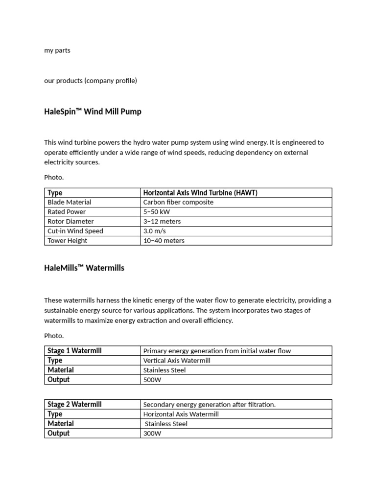 Cyds Parts Purcomm 1 | PDF | Wind Turbine | Energy Technology