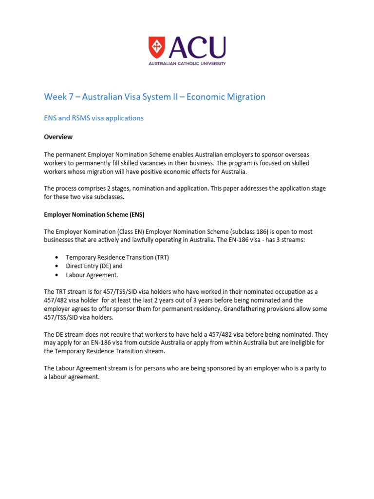 LAWS505 Week 7 Reading - 186 Visa Application Process | PDF | Travel ...