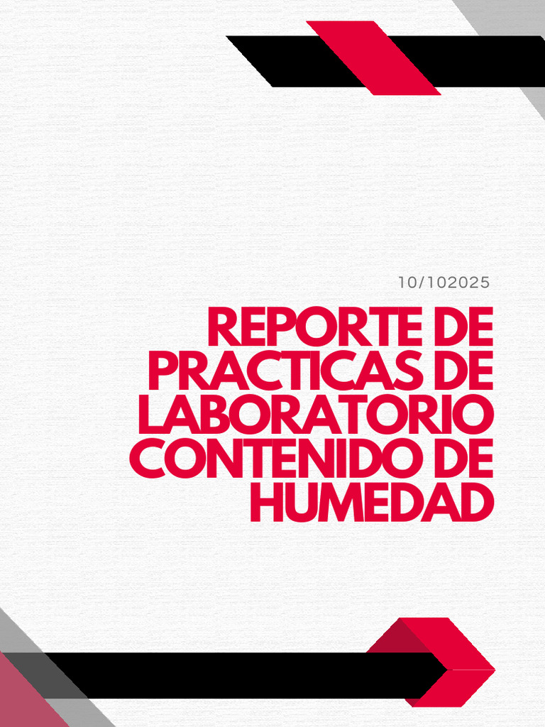 Documento A4 Portada Reporte de Métricas Moderno | PDF | Laboratorios ...