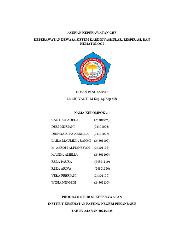 Mcp Kasus&Teori Chf.pdf 2 | PDF