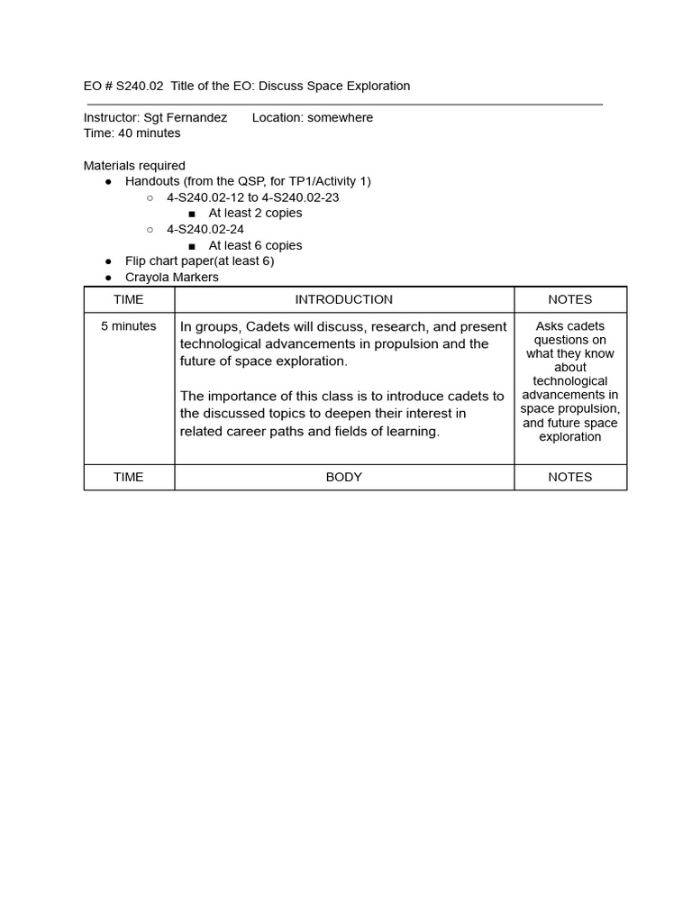 EO # S240 Dicuss Space Exploration | PDF | Spacecraft | Moon