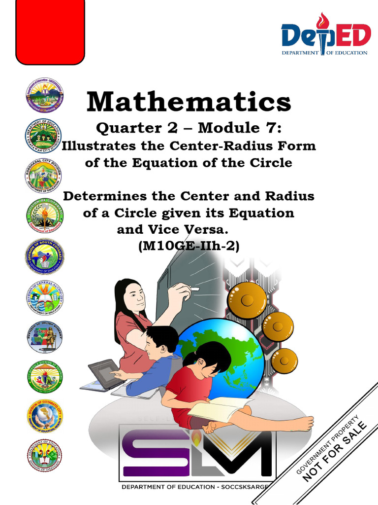 Circle Equation: Center-Radius Form | PDF | Circle | Equations